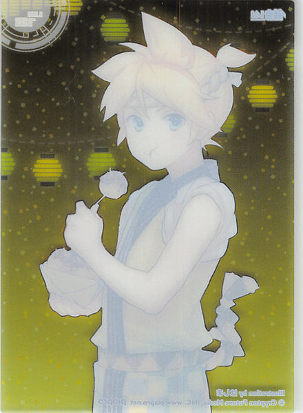 Vocaloid Trading Card - LEN 18 (HOLO) Clear Card Collection Len Kagami ...