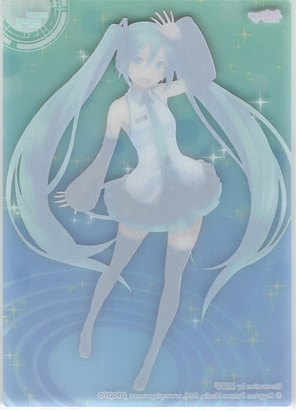 Vocaloid Trading Card - MIKU 59 (HOLO) Clear Card Collection Miku Hats ...