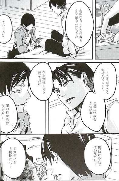 Attack on Titan Doujinshi - Indelible Scar (Eren x Levi / Eren Jaeger ...