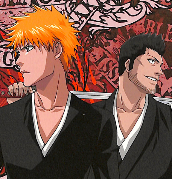 Bleach Sticker - A6 Sticker Ichiban Kuji F Prize Ichigo and Isshin Kur ...