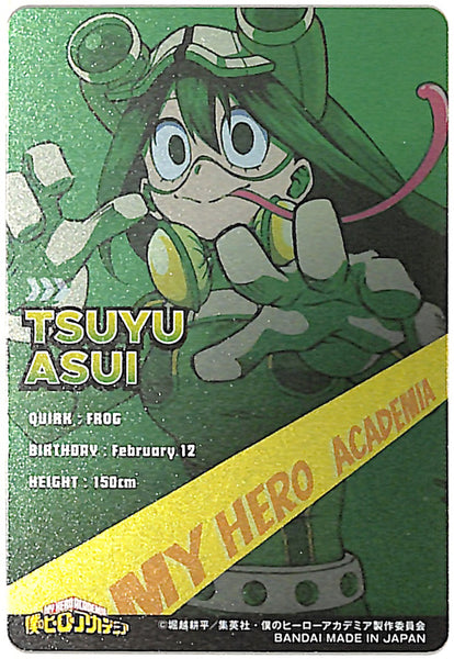 My Hero Academia Trading Card - 06 FOIL Metal Card Collection Tsuyu As ...