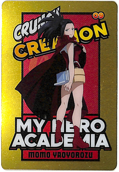 My Hero Academia Trading Card - 09 FOIL Metal Card Collection Momo Yao ...