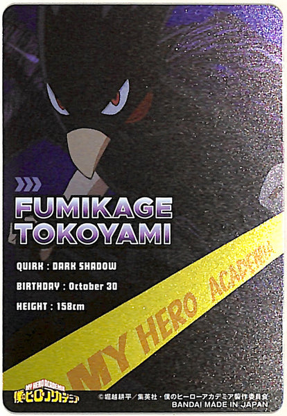 My Hero Academia Trading Card - 10 FOIL Metal Card Collection Fumikage ...