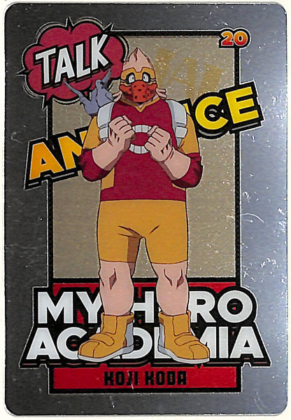 My Hero Academia Trading Card - 20 FOIL Metal Card Collection Koji Kod ...