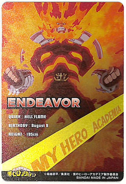 My Hero Academia Trading Card - 27 FOIL Metal Card Collection Endeavor ...