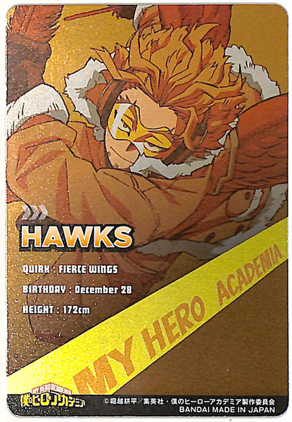 My Hero Academia Trading Card - 28 FOIL Metal Card Collection Hawks (H ...