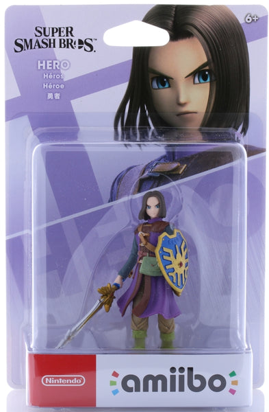 Super Smash Brothers Figurine - amiibo Hero (Dragon Quest 11 Super Sma ...
