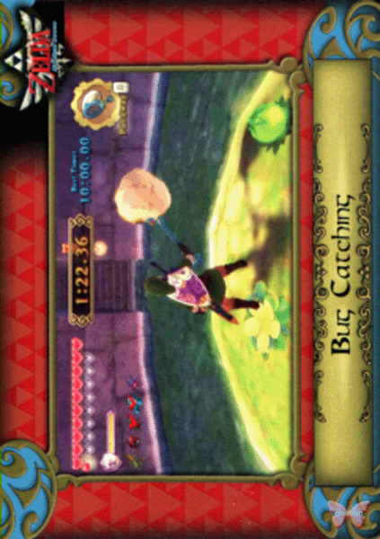 Legend of Zelda Trading Card - 69 Bug Catching (Link / Skyward Sword ...
